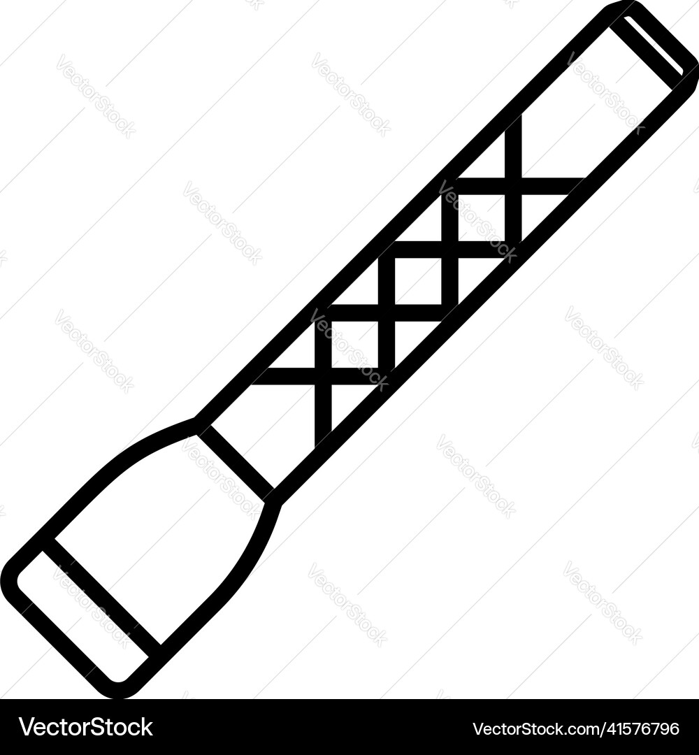 Police flashlight icon Royalty Free Vector Image