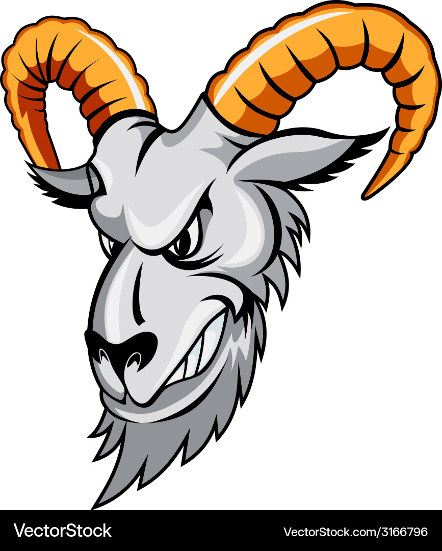 Wild ram Royalty Free Vector Image - VectorStock