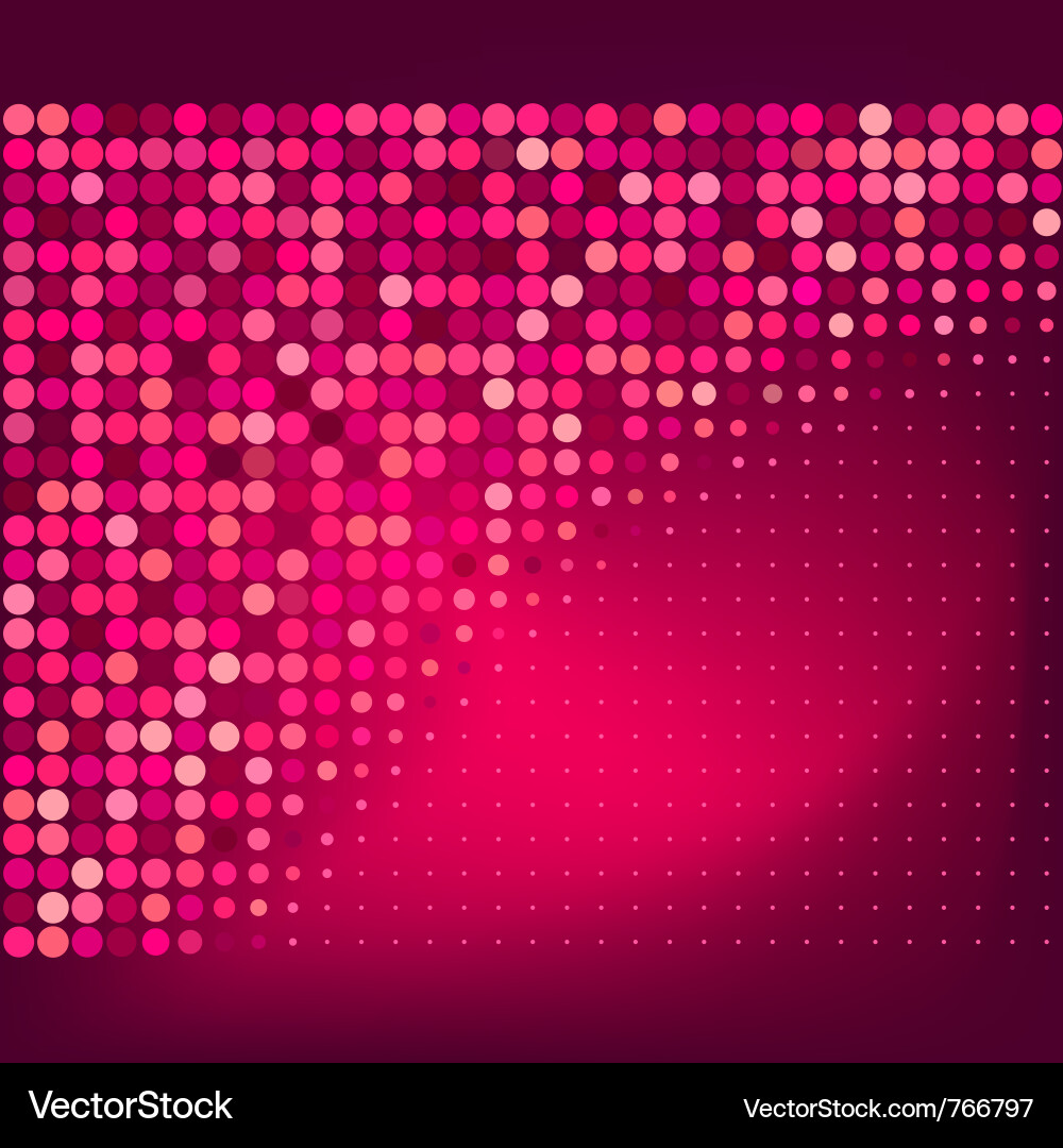 Abstract red dots background Royalty Free Vector Image