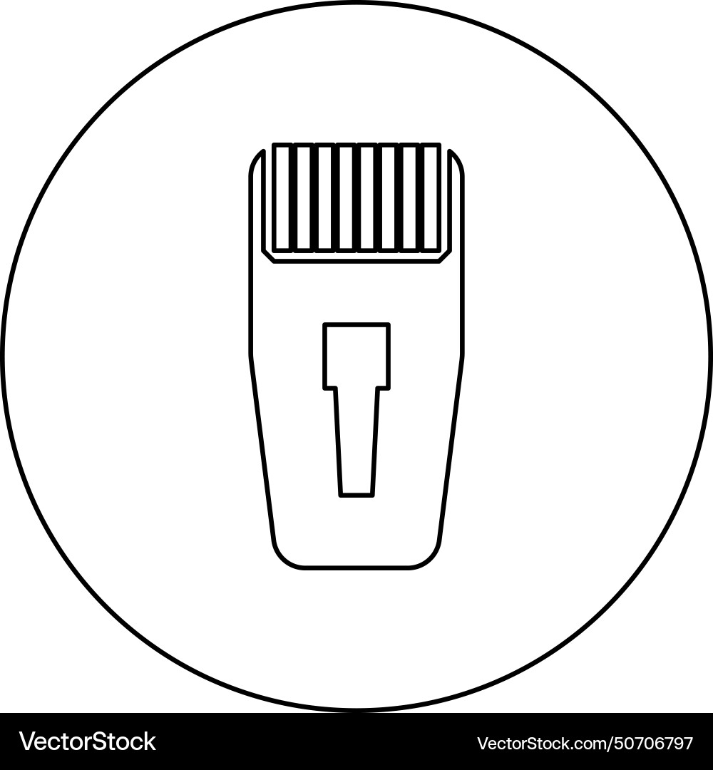 Connector rj-45 connecter ethernet rj45 internet Vector Image