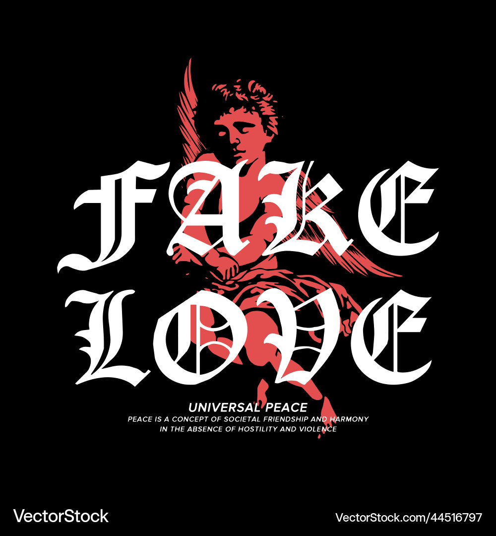 Cupid with slogans Royalty Free Vector Image - VectorStock