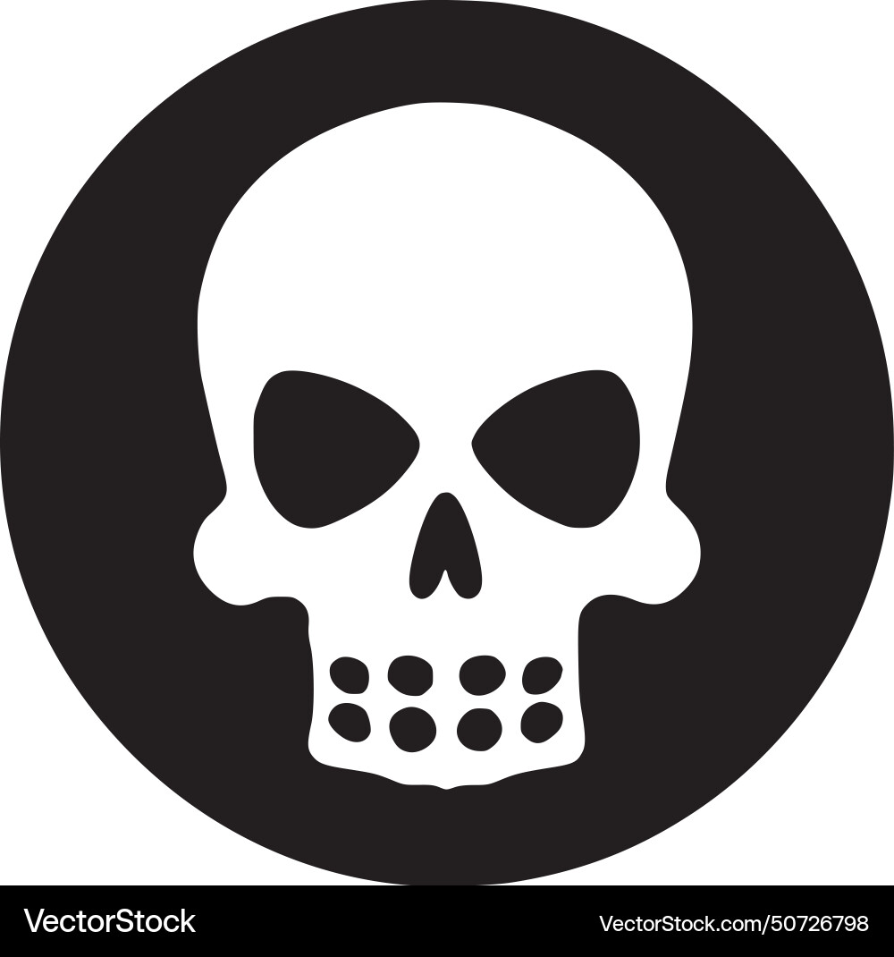 Death - black and white Royalty Free Vector Image