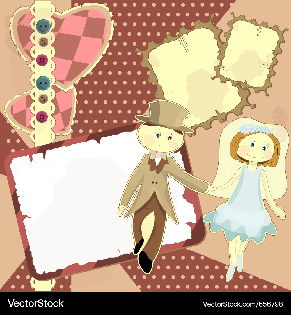 Wedding background Royalty Free Vector Image - VectorStock