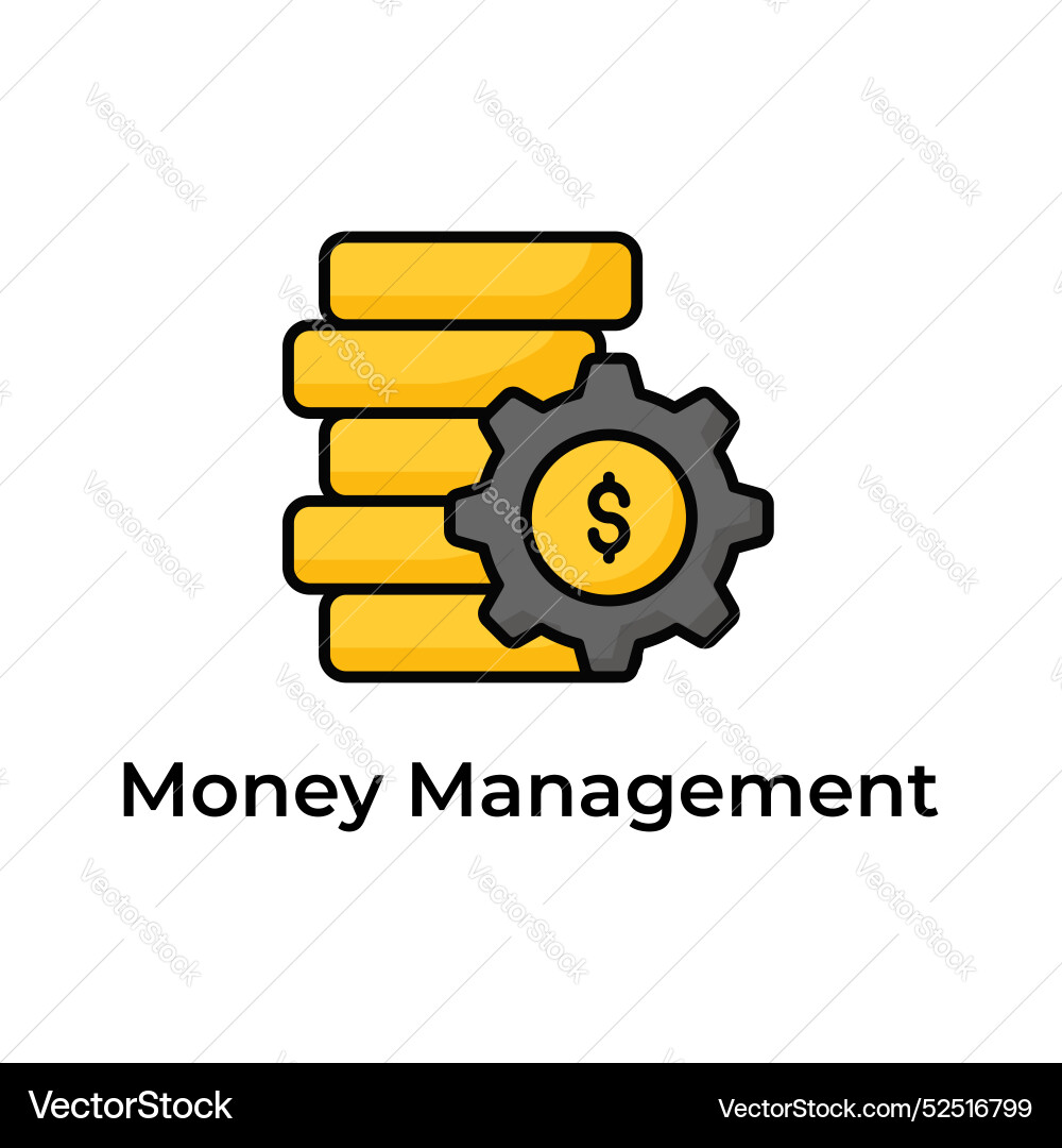 Money management Royalty Free Vector Image - VectorStock