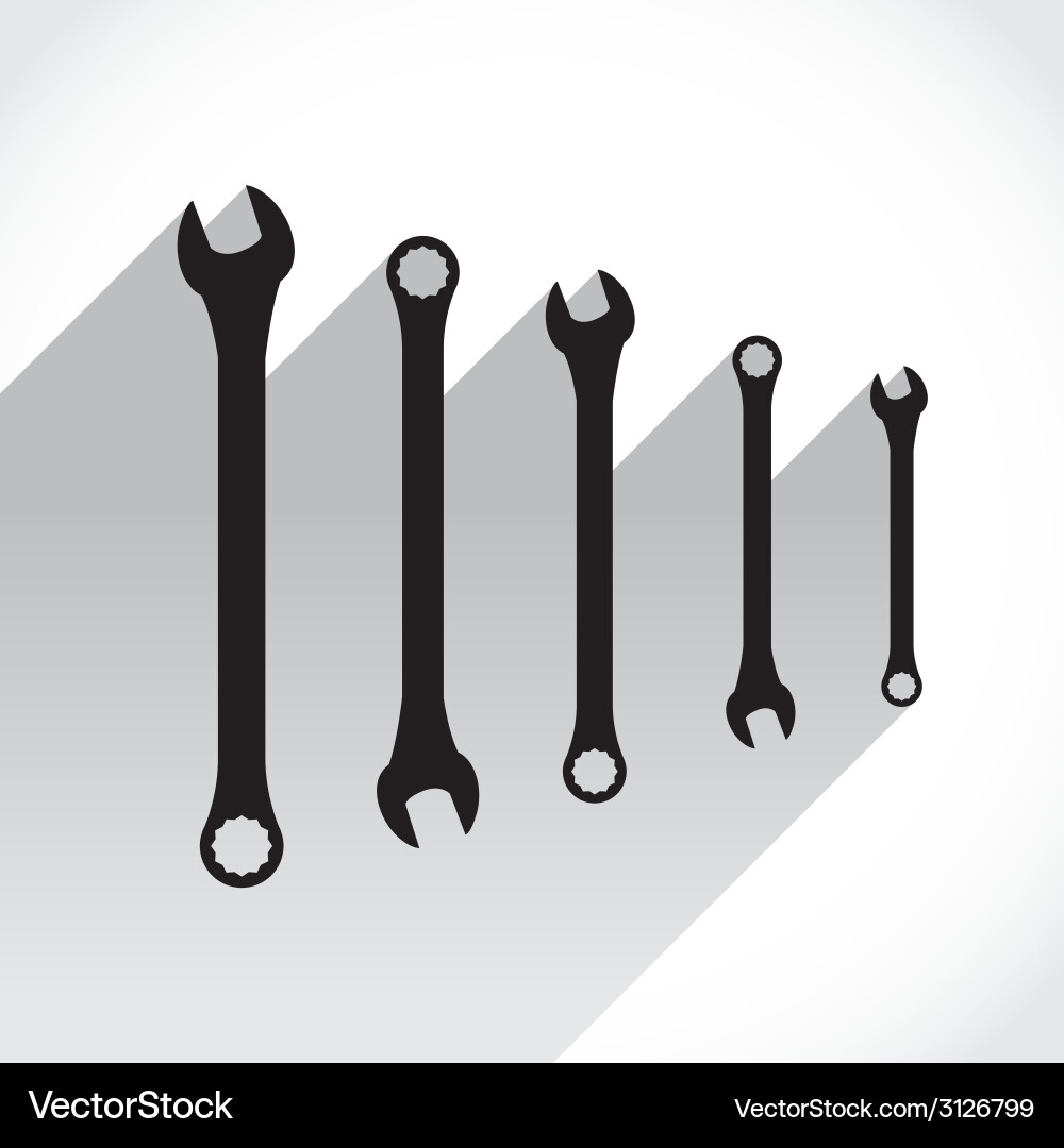 Spanners Royalty Free Vector Image - VectorStock