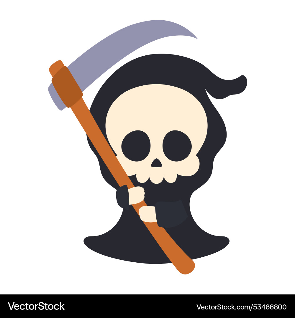 Death with scythe Royalty Free Vector Image - VectorStock