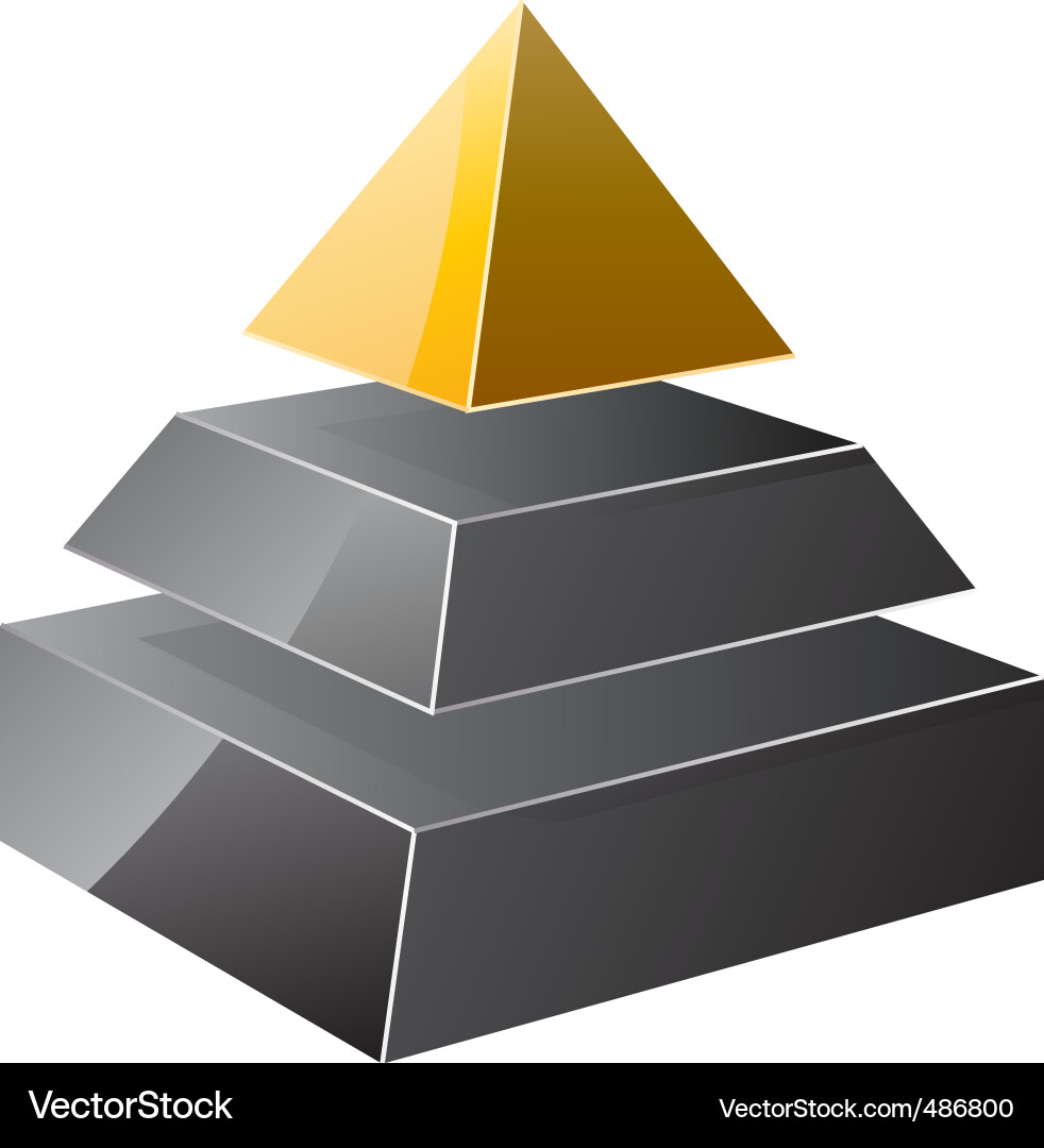 Pyramid Royalty Free Vector Image - VectorStock