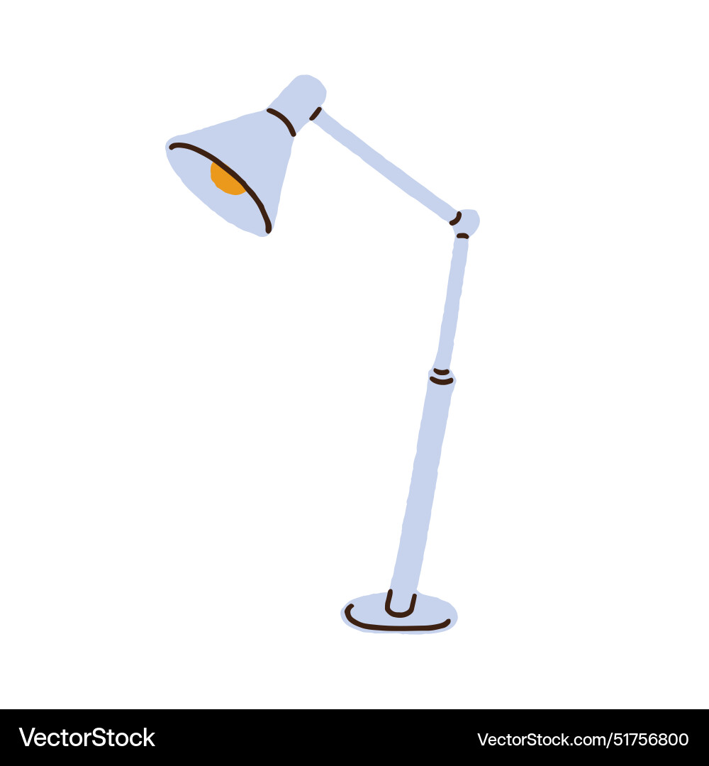 Table lamp desk light for office home electric Vector Image