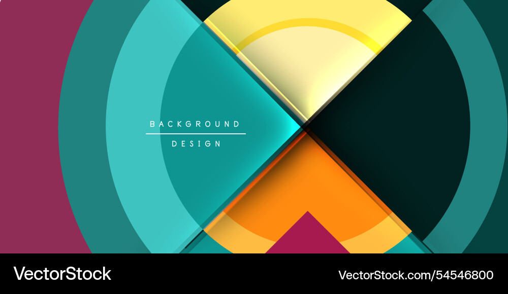 Target circle geometric abstract shapes Royalty Free Vector