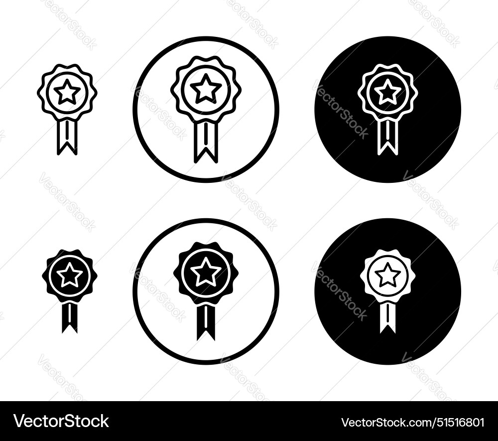 Badge icon Royalty Free Vector Image - VectorStock