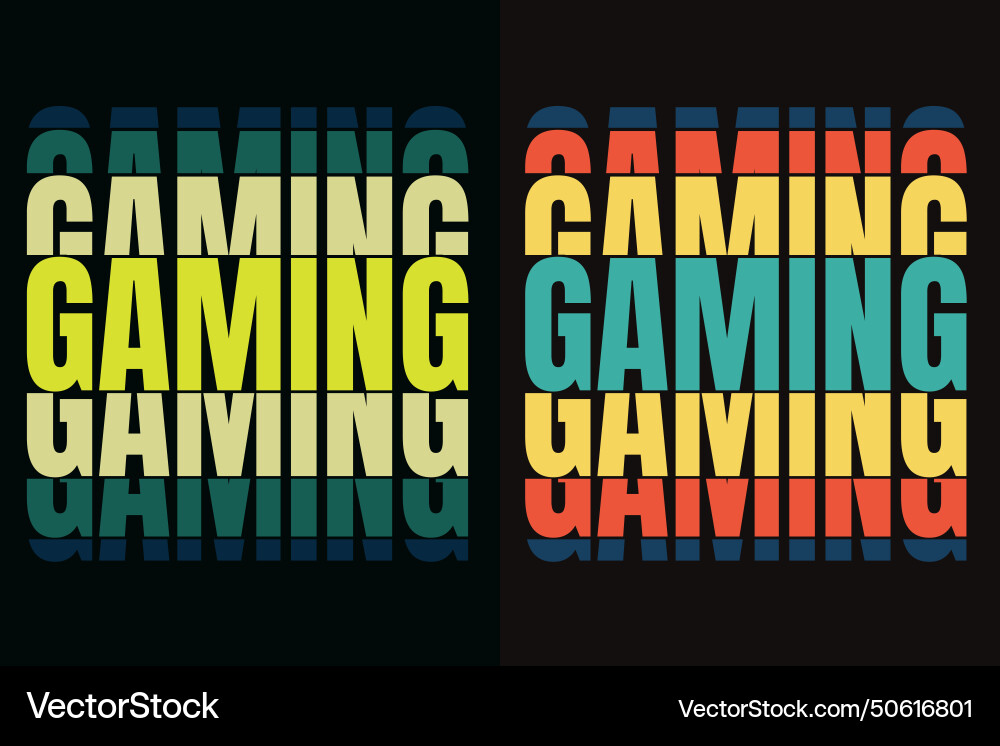 Gaming Royalty Free Vector Image - VectorStock