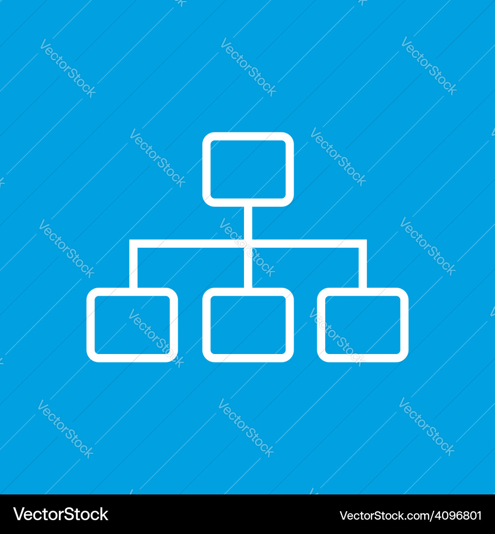 Structure white icon Royalty Free Vector Image