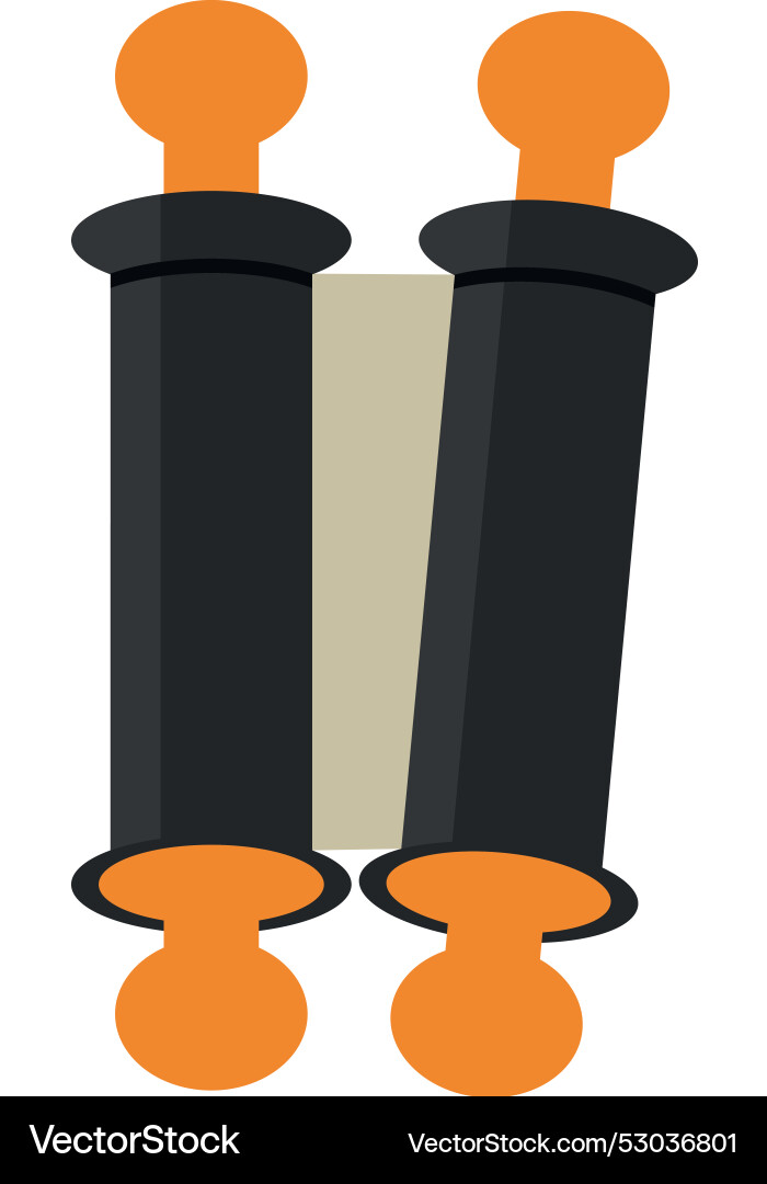 Torah hebrew scroll Royalty Free Vector Image - VectorStock