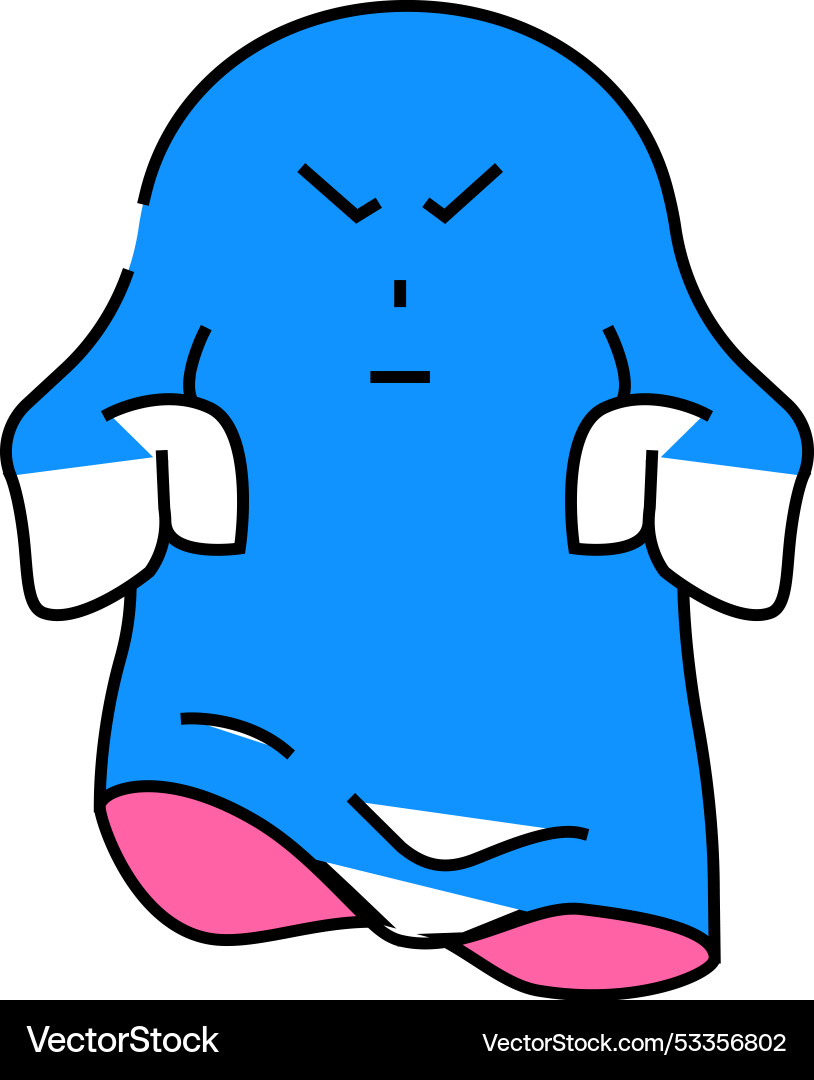 Phantom ghost icon color Royalty Free Vector Image