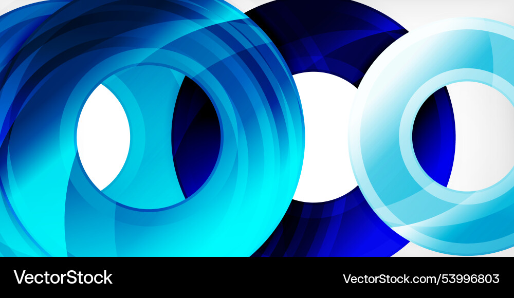 Circles round elements ring shapes premium Vector Image