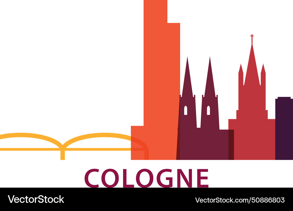 Cologne banner Royalty Free Vector Image - VectorStock