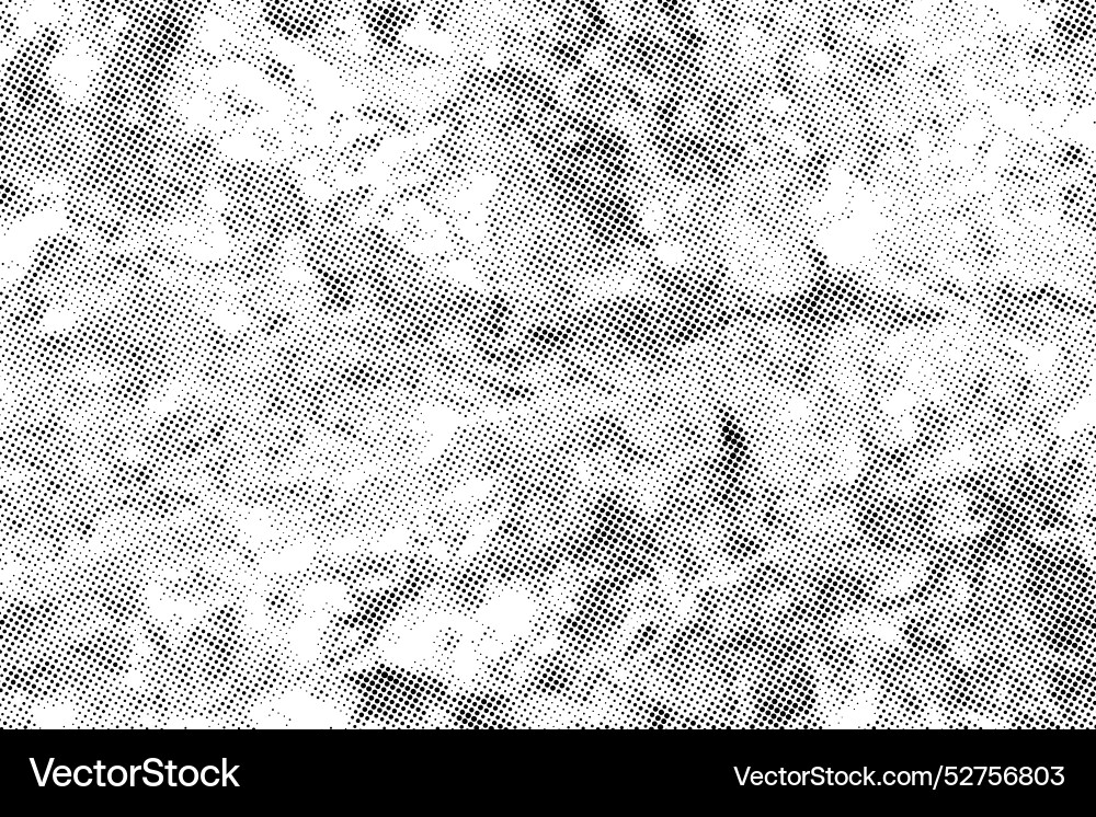 Grunge pattern dot raster printing halftone Vector Image