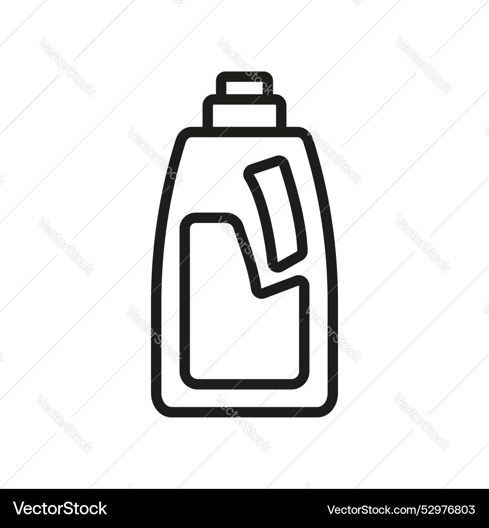Liquid detergent icon Royalty Free Vector Image