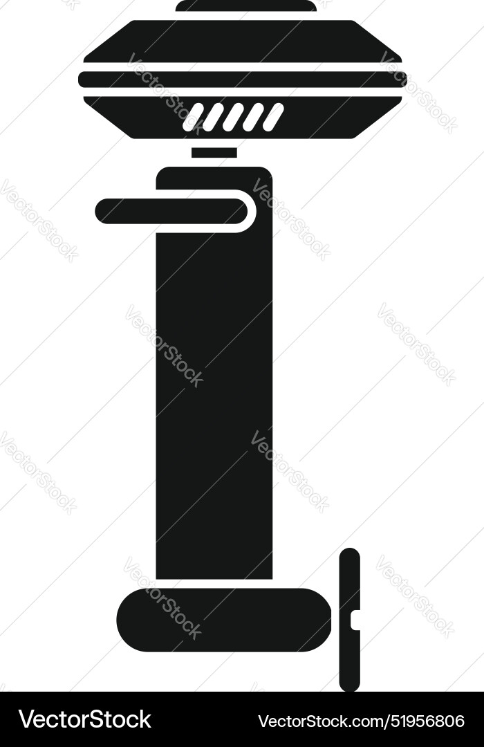 Electric hand blender standing on kitchen Vector Image