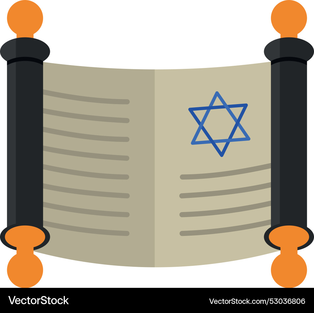 Torah hebrew bible Royalty Free Vector Image - VectorStock