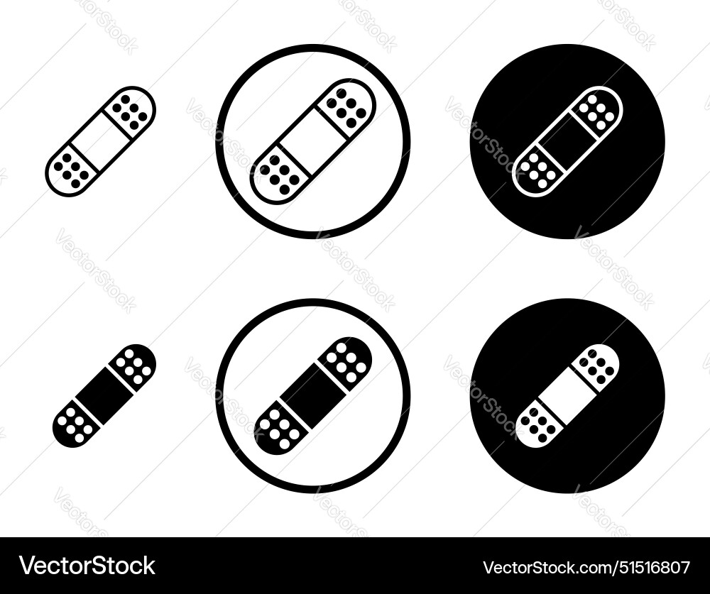 Band aid icon Royalty Free Vector Image - VectorStock