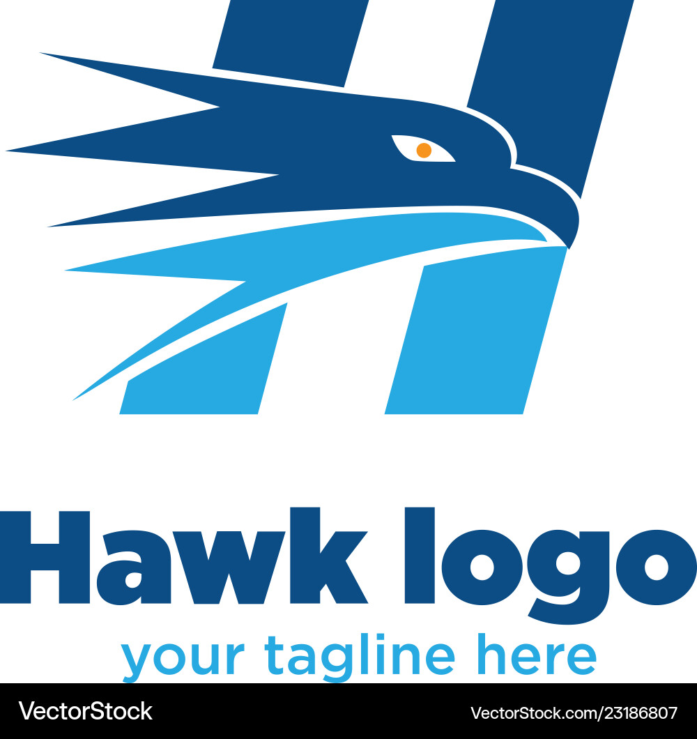 Hawk Logo Templates Royalty Free Vector Image - VectorStock