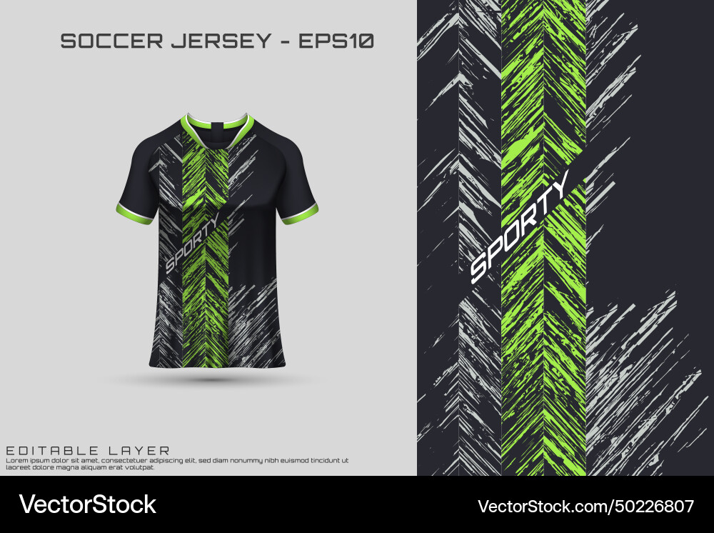 Sports jersey design Royalty Free Vector Image