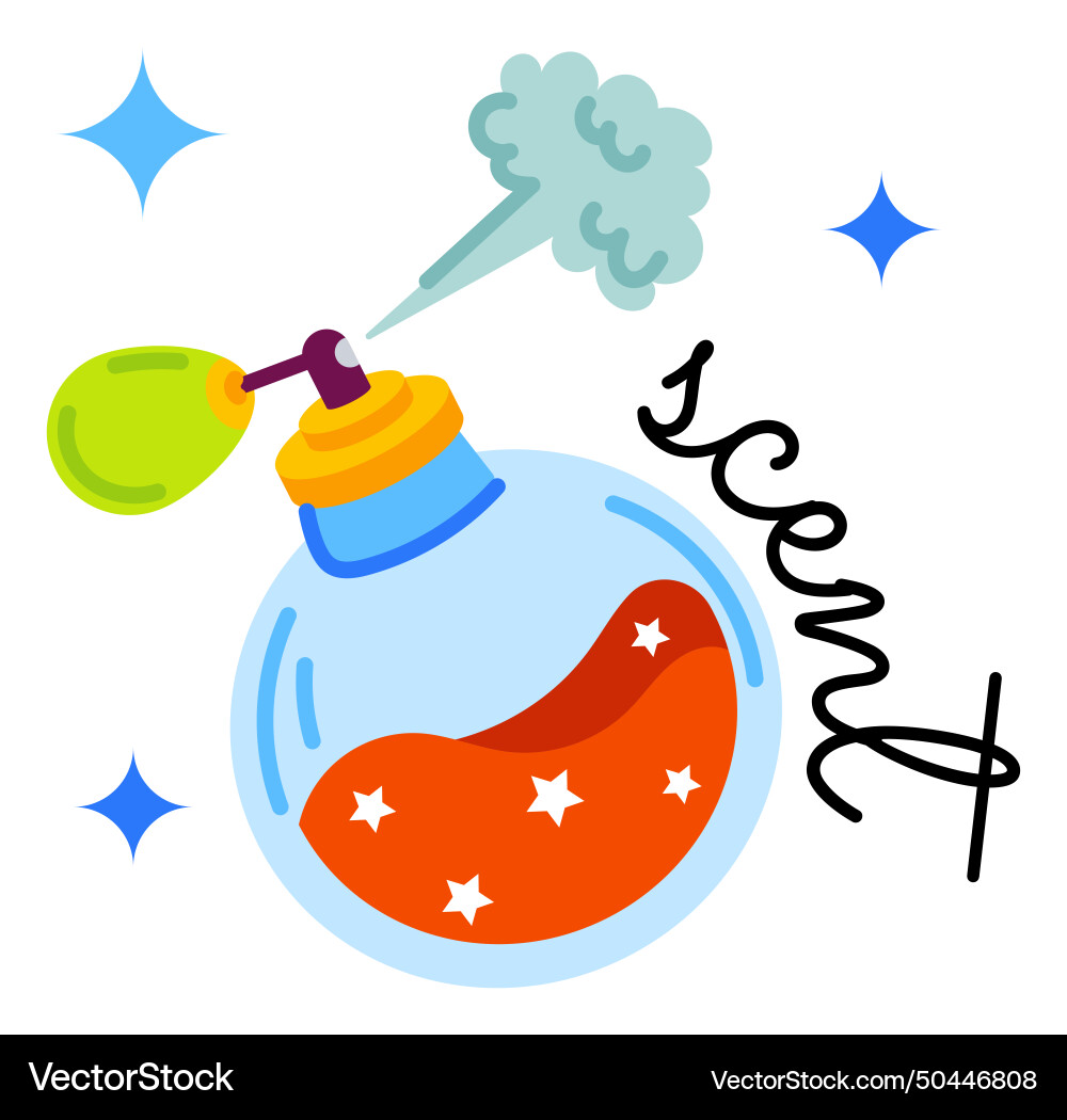 Scent bottle Royalty Free Vector Image - VectorStock