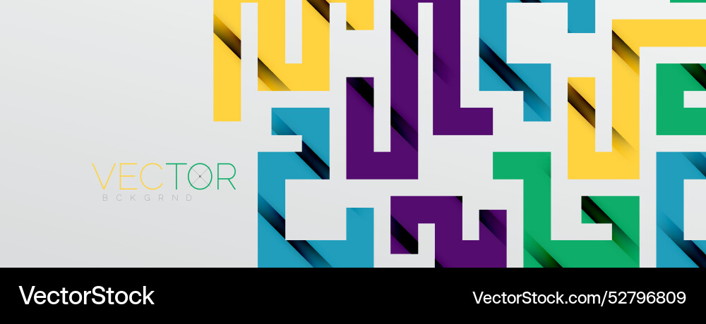 Color bend lines with shadow texture effect Vector Image