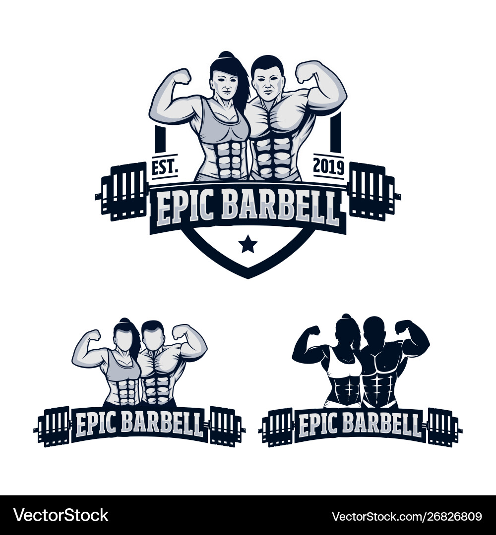 Bodybuilding Fire Gym Vector Images (over 260)