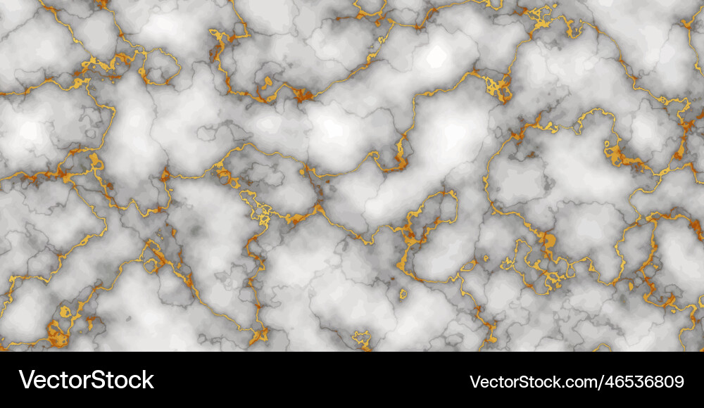 Premium marble texture with golden pattern design Vector Image
