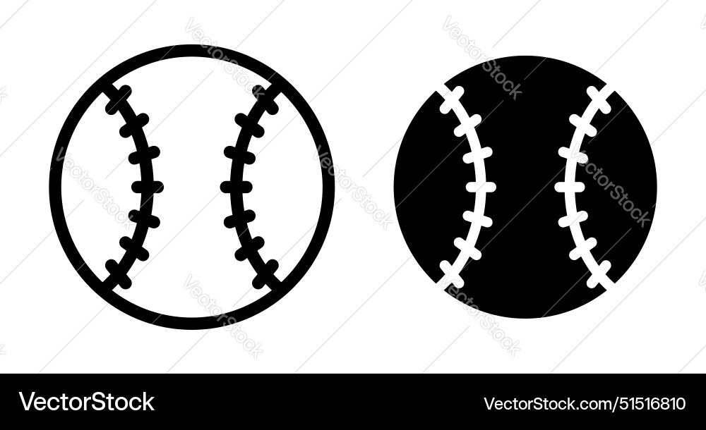 Baseball icon Royalty Free Vector Image - VectorStock