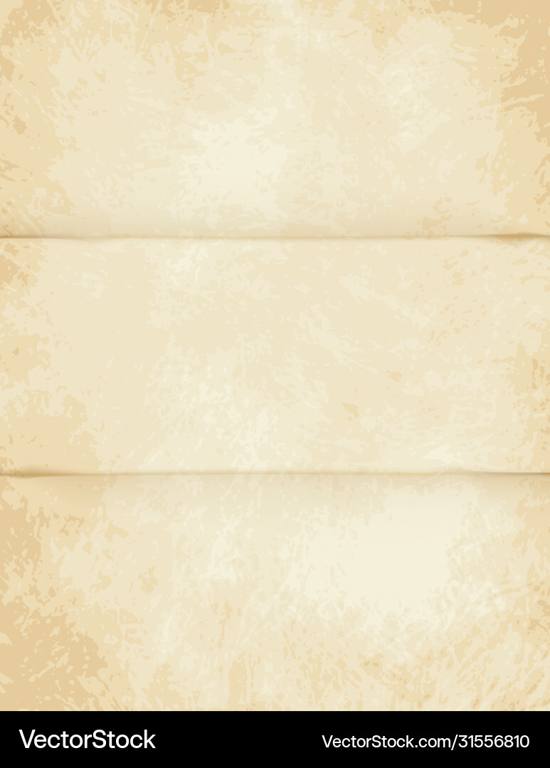 Folded light parchment Royalty Free Vector Image