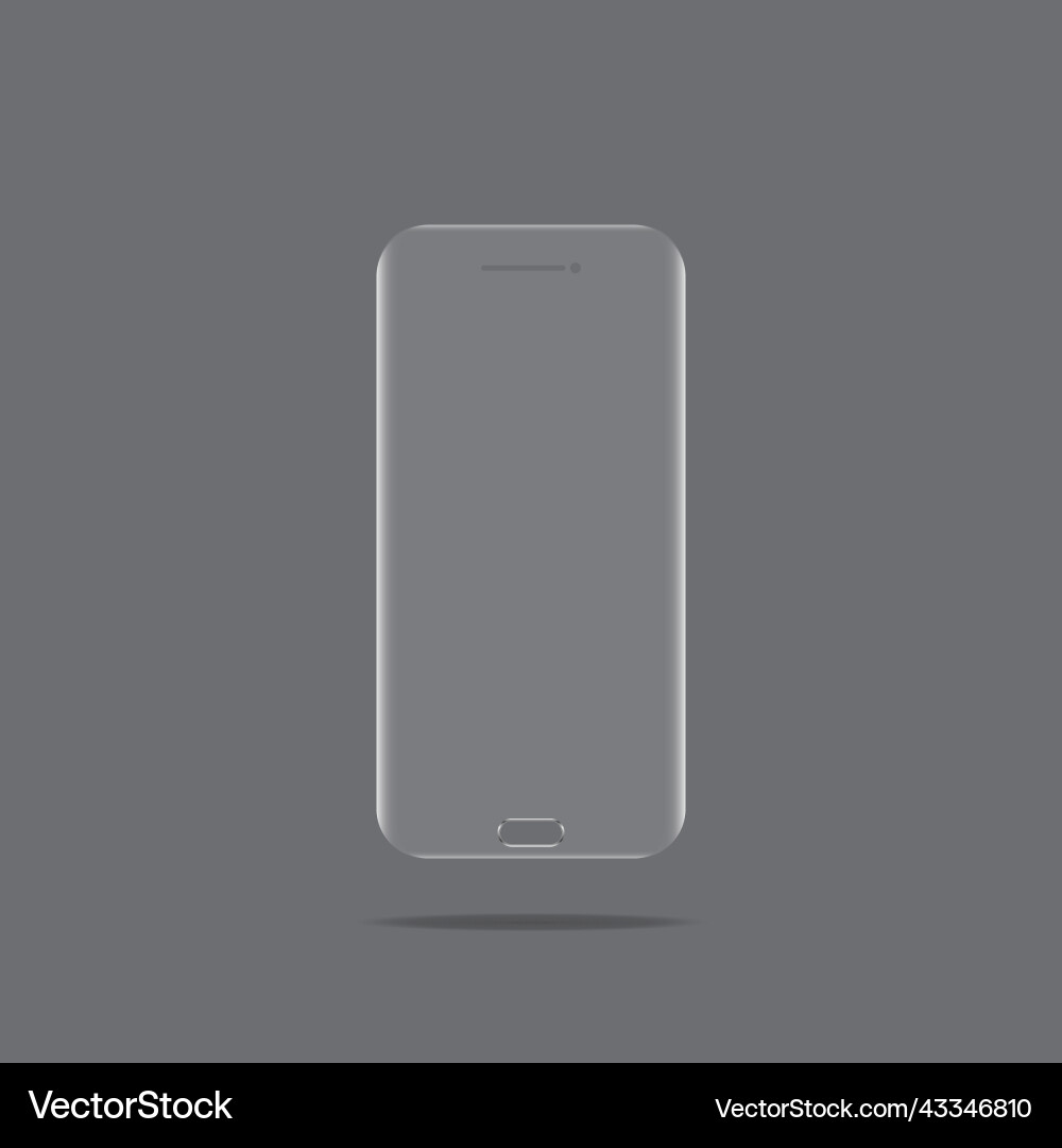 Glass screen protector Royalty Free Vector Image