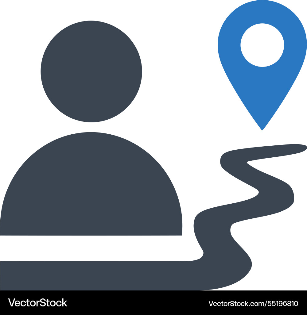 Location guide icon Royalty Free Vector Image - VectorStock