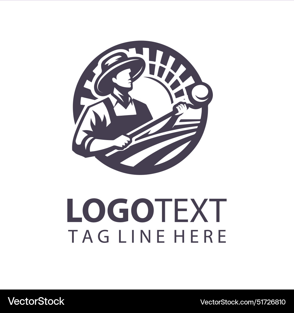 Stylish man logo Royalty Free Vector Image - VectorStock