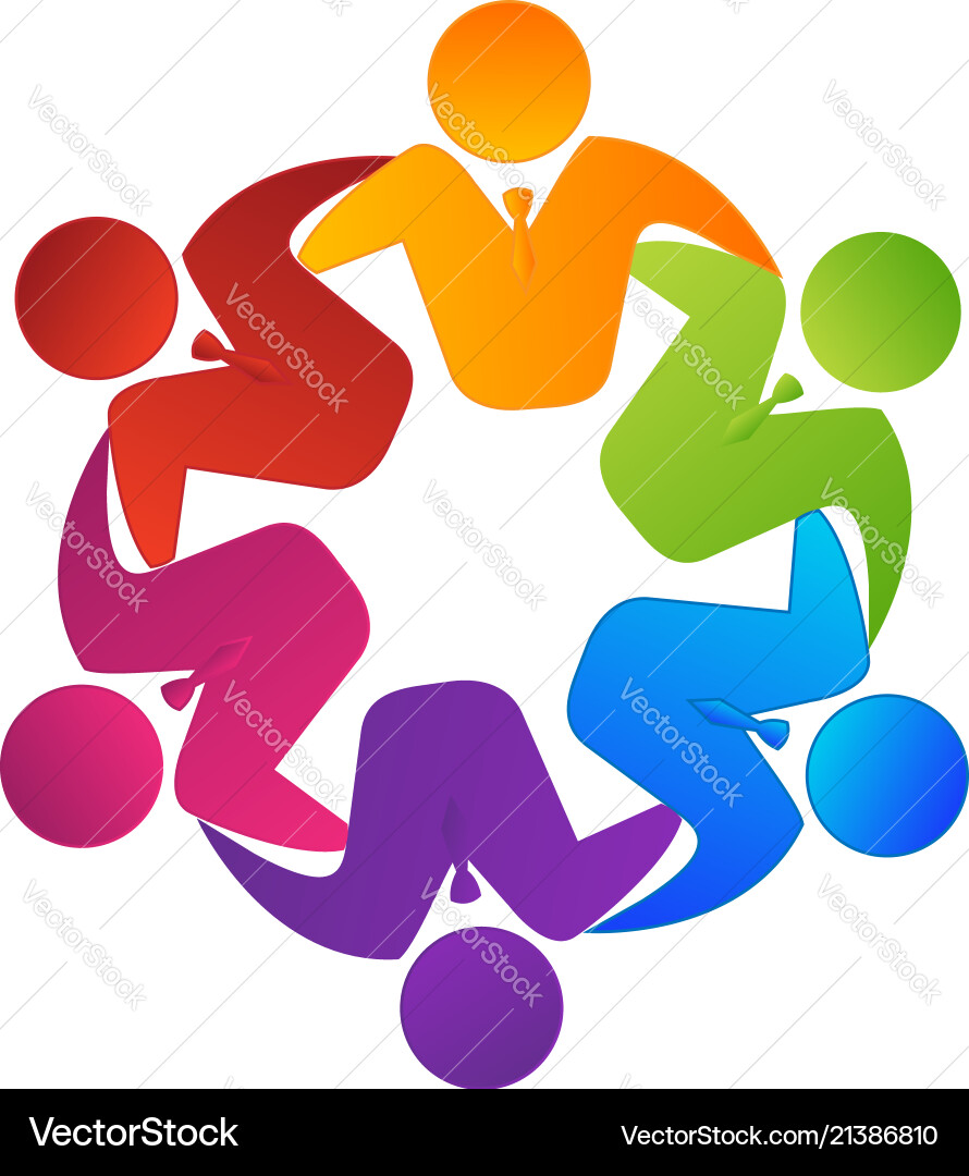 Teamwork executive business group icon Royalty Free Vector