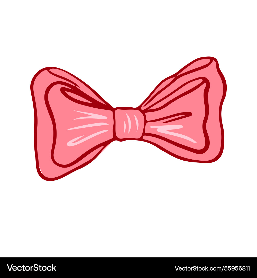 2836 bow Royalty Free Vector Image - VectorStock