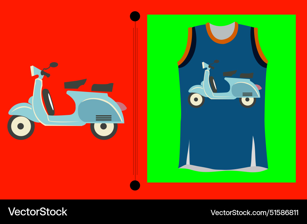 Motorcycle design poster Royalty Free Vector Image