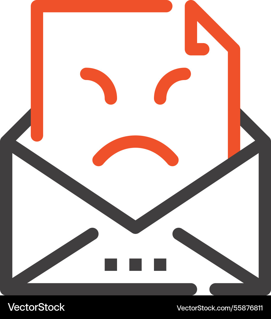 Negative feedback Royalty Free Vector Image - VectorStock