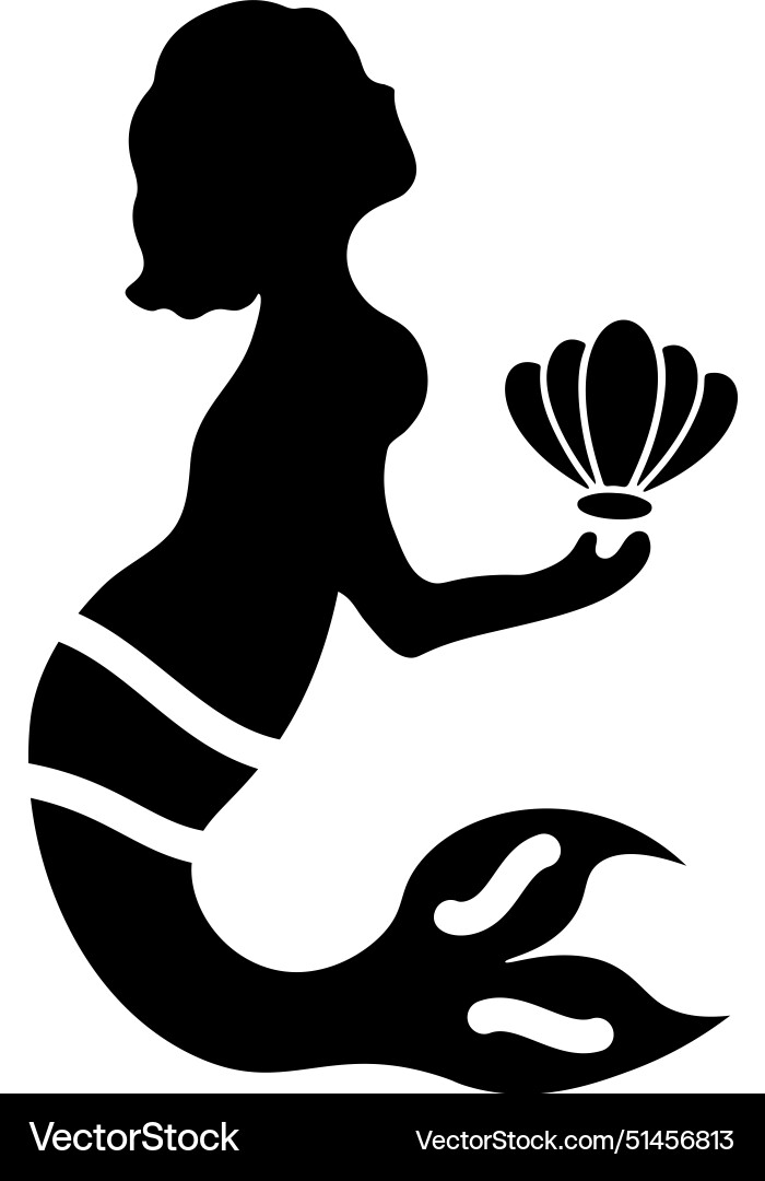 Ocean nymph Royalty Free Vector Image - VectorStock