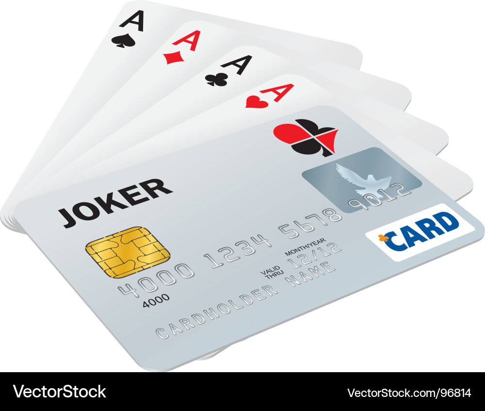 Aces flush Royalty Free Vector Image - VectorStock