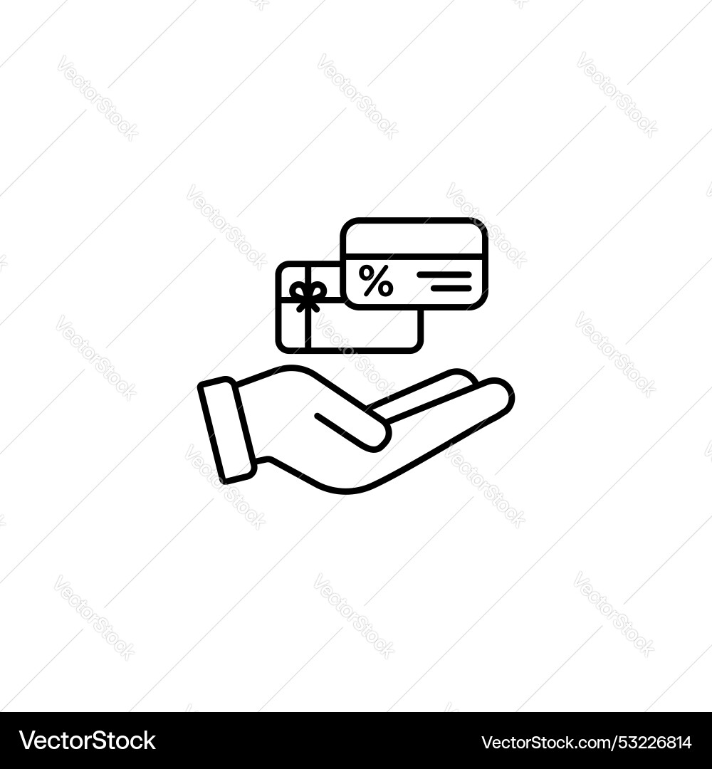 Loyalty program icon set reward gift experience Vector Image