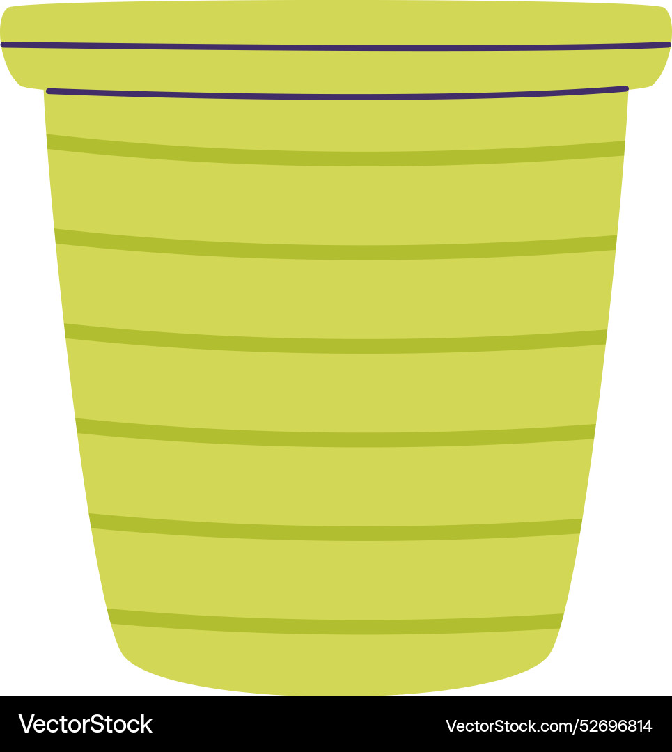 Pencil cup for school supplies Royalty Free Vector Image