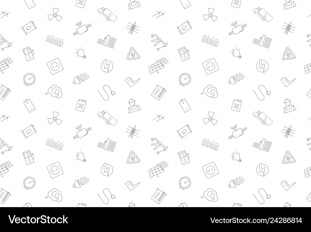 Power industry pattern Royalty Free Vector Image