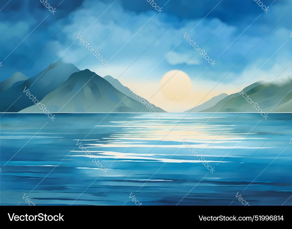 Sea background Royalty Free Vector Image - VectorStock
