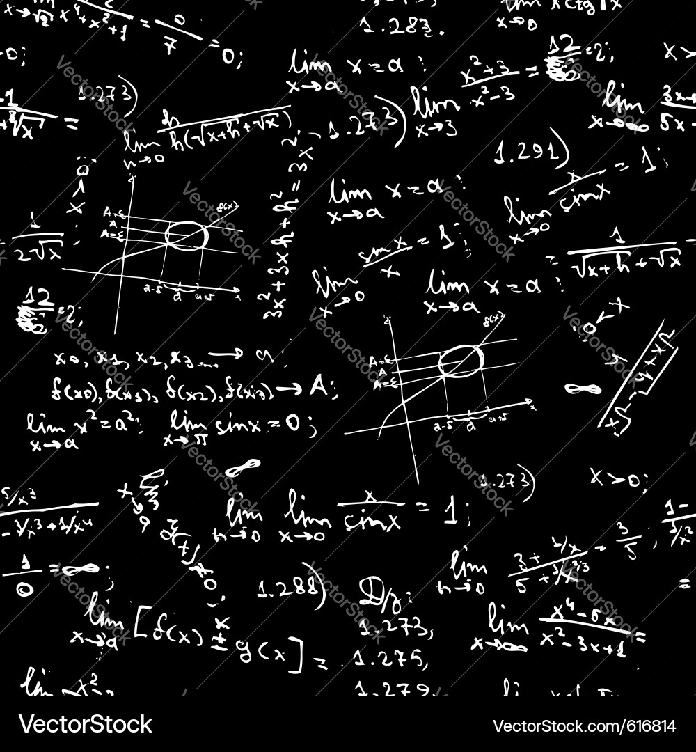 Seamless background math formulas Royalty Free Vector Image
