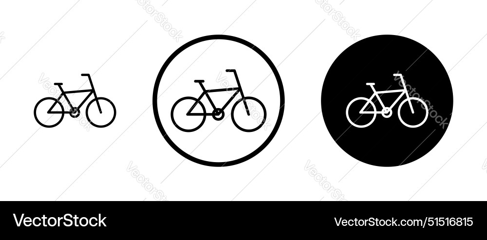Biking icon Royalty Free Vector Image - VectorStock