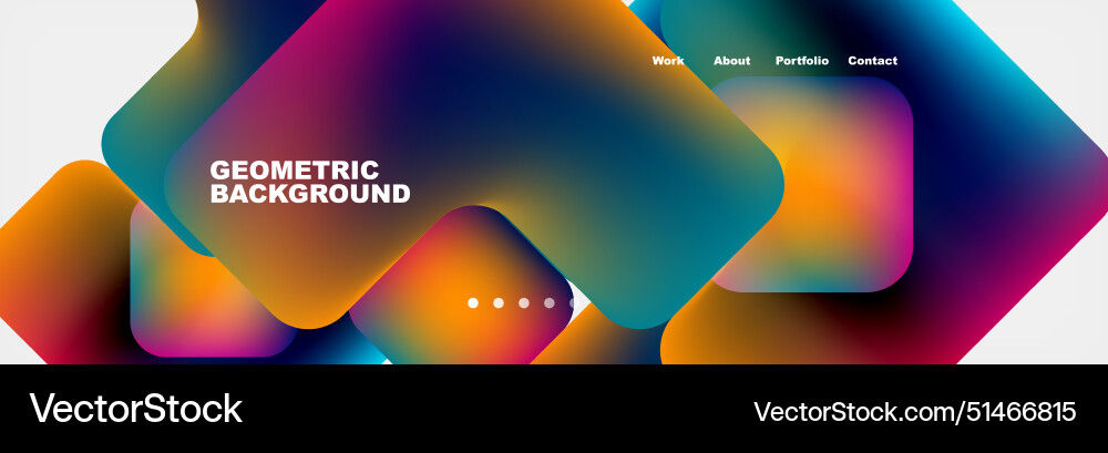 Teal liquid color background design for landing Vector Image