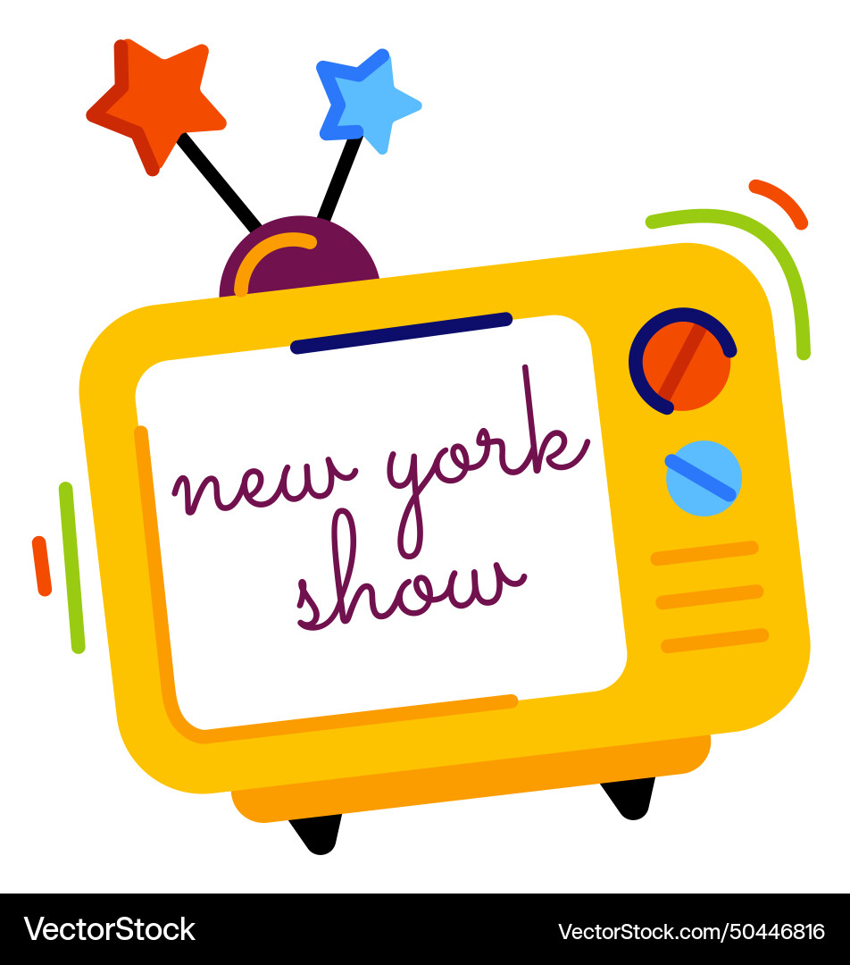 Tv show Royalty Free Vector Image - VectorStock